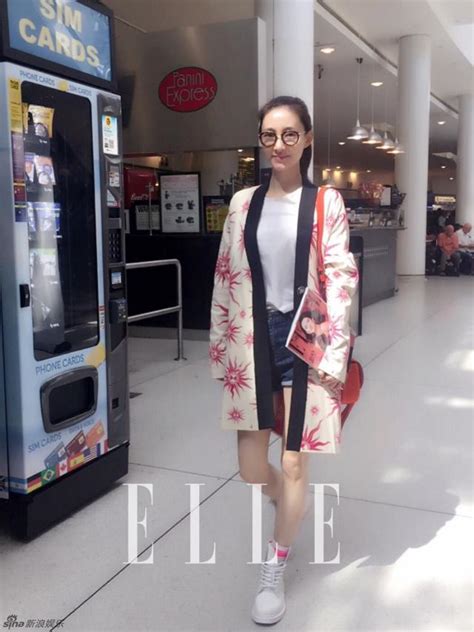 真女神王丽坤全素颜look征战时装周 新浪图片