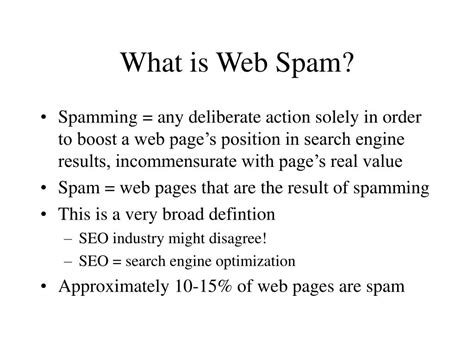 PPT Web Spam Detection With Anti Trust Rank PowerPoint Presentation Free Download ID 1428003