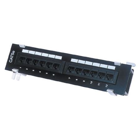 Patch Panel CAT5e 12 Port Vertical W Bracket KRP