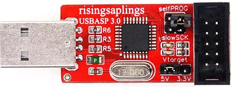 Buy Risingsaplings Usbasp V30 Avr Isp Microcontroller Programmer