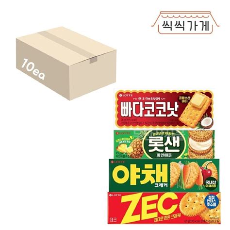 [씩씩가게] 롯데 비스킷 4번들 X 10ea 한박스 홈플러스 택배배송