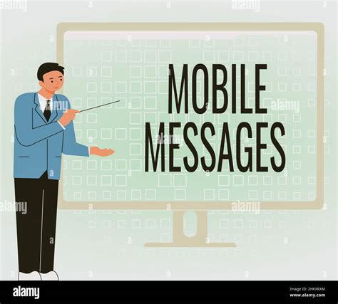 Conceptual Caption Mobile Messages Word For The Act Of Composing And