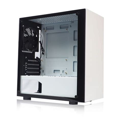 TECWARE NEXUS M TEMPERED GLASS 3 120MM FANS MATX GAMING CASE WHITE DFESTORE