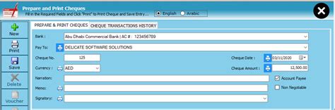 Cheque Printing System In Dubai Abu Dhabi Cheque Writing Software