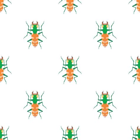 Bug Pattern Seamless Vector 15065368 Vector Art At Vecteezy