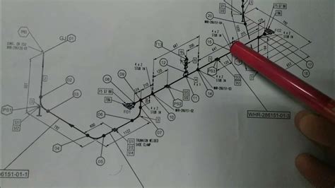 How To Read Piping Isometric Drawing Stub In And Stub On And Wire Template Bend Youtube