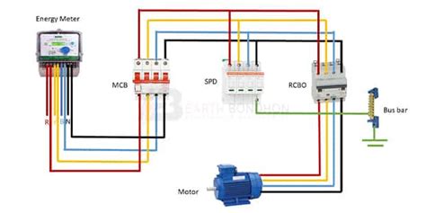 3 Phase Spd Connection Diagram What Is Spd Connection Electrician Idea