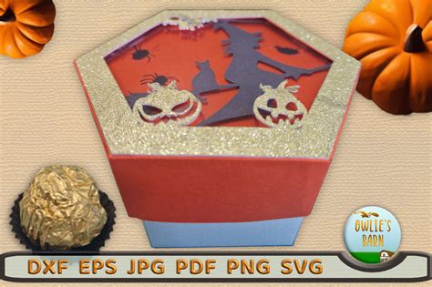 Layered Hexagonal Halloween Box · Creative Fabrica Layered Hexagonal Halloween Box · Creative Fabrica