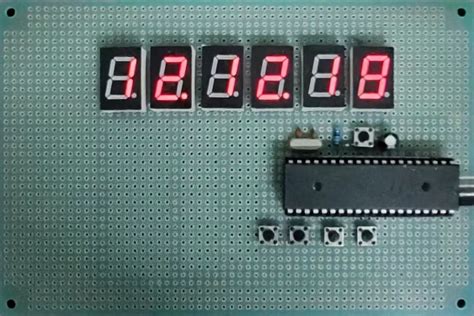 基于51单片机直接驱动数码管定时器显示时钟制作 51单片机