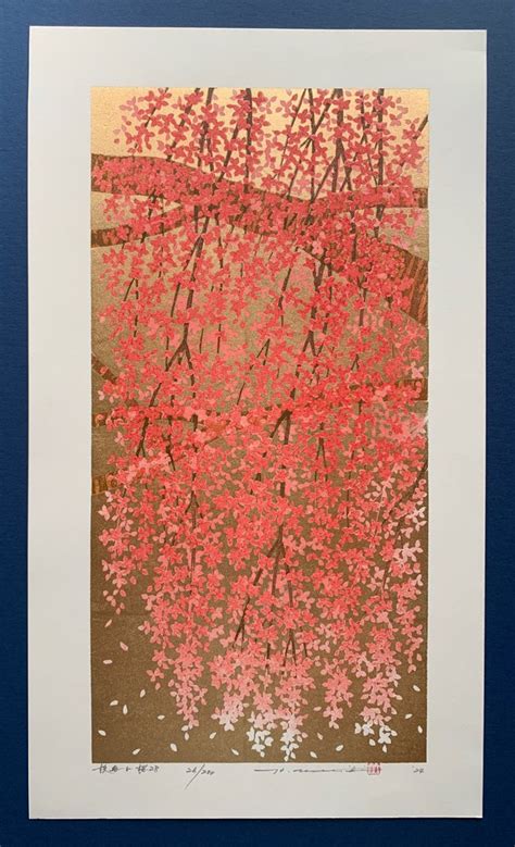 Shidarezakura Weeping Cherry Signed And Numbered By