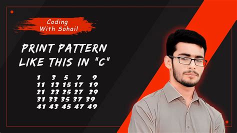 Pattern 7 C Programming Coding With Sohail Youtube