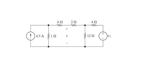 Solved A Use The Principle Of Superposition To Find V In The Chegg