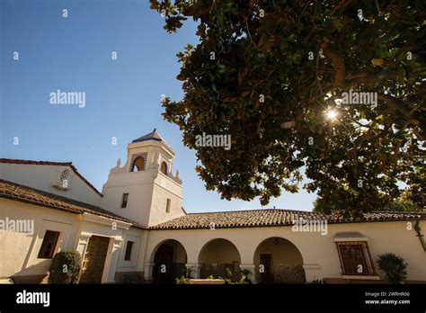 Autumn View Of The Historic Downtown City Hall Of Downtown Santa Maria