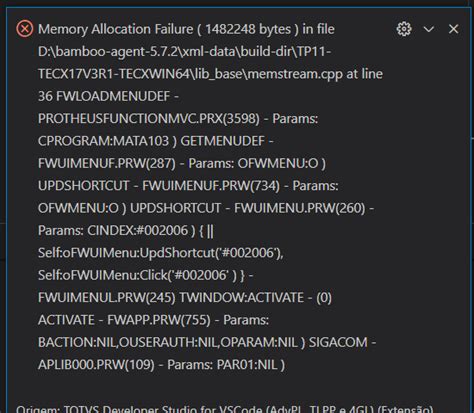 Erro Ao Tentar Debugar Com Vscode · Issue 654 · Totvstds Vscode · Github