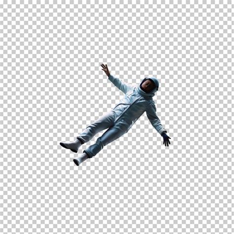 Premium Psd Happy Woman Jumping In Midair