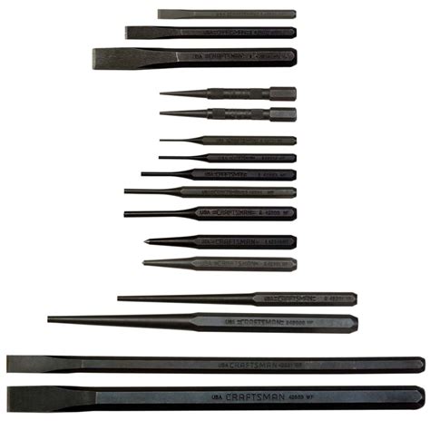 Craftsman 16 Pc Punch Chisel And Alignment Set