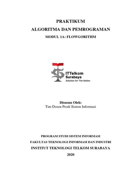 Modul Flowgorithm Untuk Mahasiswa Pdf Komputer Teknologi And Rekayasa