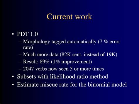 Ppt Automatic Acquisition Of Subcategorization Frames For Czech Powerpoint Presentation Id
