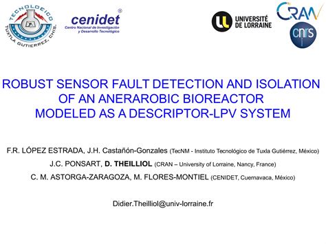 Robust Sensor Fault Detection And Isolation Of An Anerarobic Bioreactor