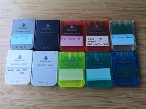 Memory Card Colours What Am I Missing PAL R Psx