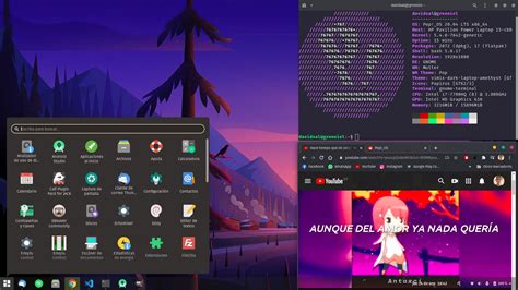 My Pop Os Desktop Scrolller