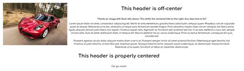 Keep Text Centered When Using Float Left Or Float Right Css