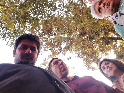 In One Frame Great Poet Javaid Akhtar And Adeel Hashmi Husnain Javed