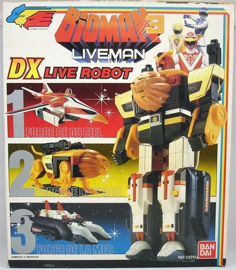 Bioman 3 Liveman Dx Live Robot Bandai France