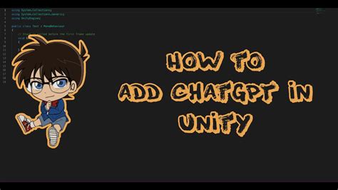 How To Add Chatgpt In Unity Youtube