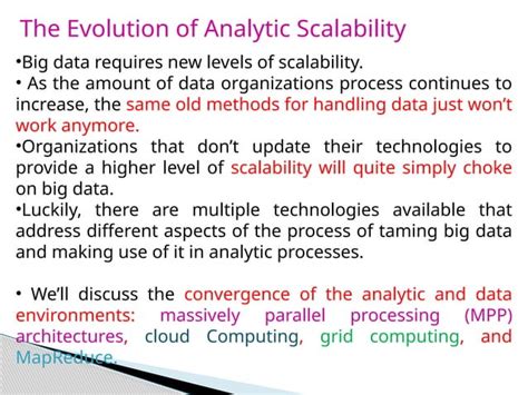 Scalable Data Analytics Technologies And Methods PPT
