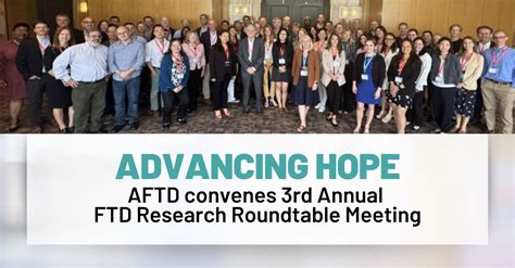 Advancing Hope Aftd Convenes 3rd Annual Ftd Research Roundtable