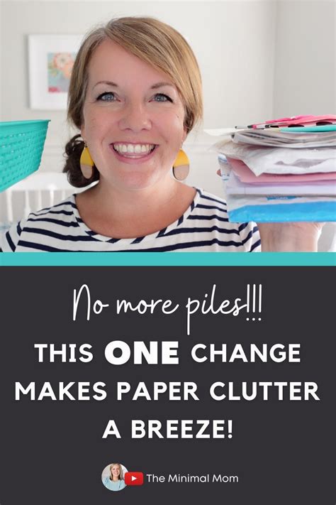 Paper Clutter This ONE Change Makes Paper Clutter A BREEZE Now NO More Piles Paper