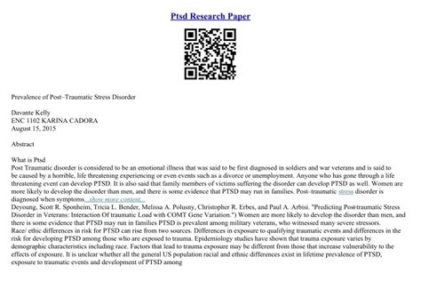 PPT Ptsd Essay PowerPoint Presentation Free Download ID 12393510