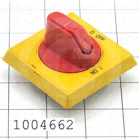 1004662 Disconnect Switch Handle 5mm² Shaft Mandr Nuarc