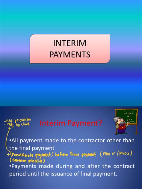 Interim Payment Pdf Percentage Valuation Finance