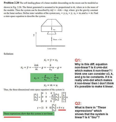 Why Is This Differential Equation Non Linear