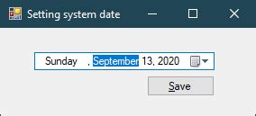 How To Change System Date In C