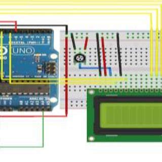 Shows How To Connect The Sensor To The Arduino Panel Download Scientific Diagram