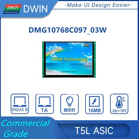 Dwin Inch HMI TFT LCD Monitor Display TFT LCD And HMI Display Price