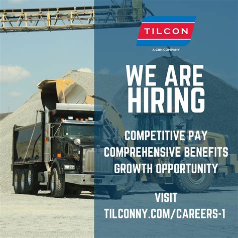 Tilcon New York Is Hiring Visit Our Careers Site At Careers 1 Tilcon New York Inc