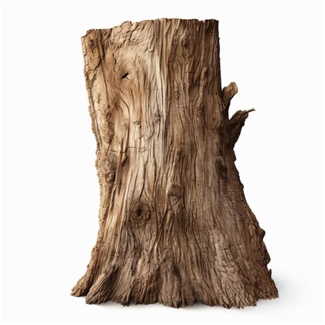 Premium Photo Tree Trunk Isolated On White Background