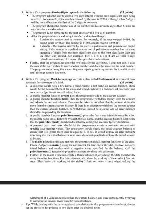 solved 3 write a c program numberdigits cpp to do the