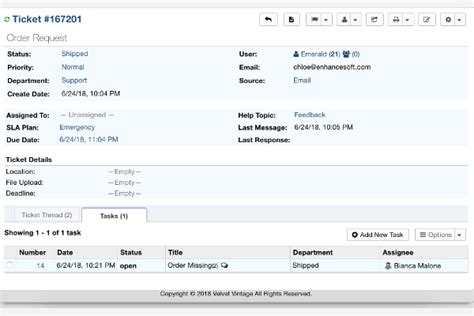 Features OsTicket Support Ticketing System