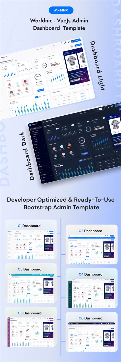 Worldnic Vuejs Admin Dashboard Bootstrap Template Thememag