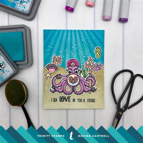 Catching Some Rays 6x6 Laser Cut 2 Piece Layering Stencil Set Trinity Stamps