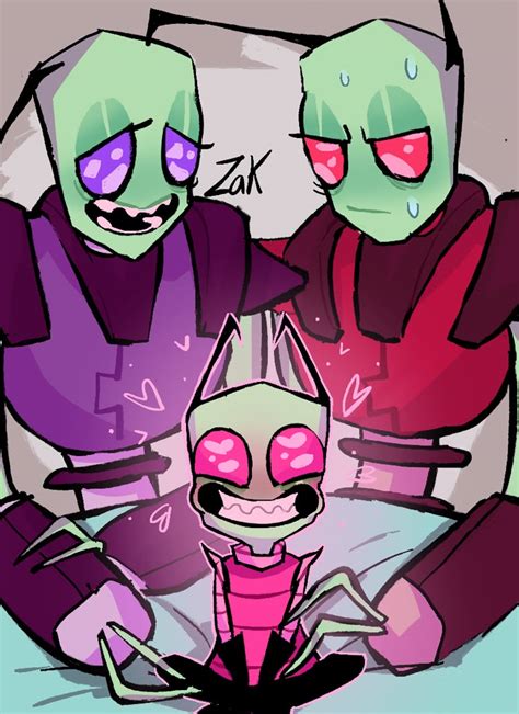 Pin By Axolotl On Invader Zim Invader Zim Characters Invader Zim Invader Zim Dib