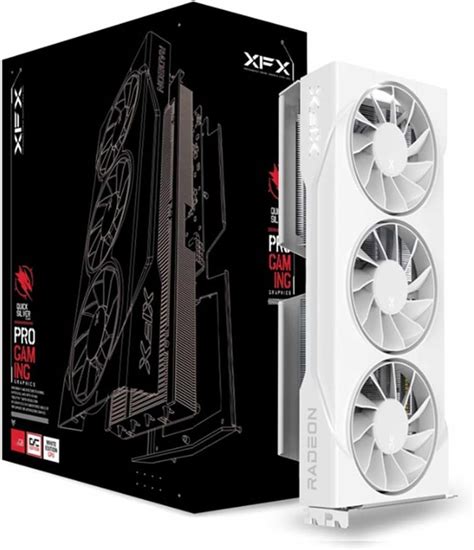 XFX Swift AMD Radeon RX XT OC White Triple Fan Gaming Edition GB RX XT RX TS W