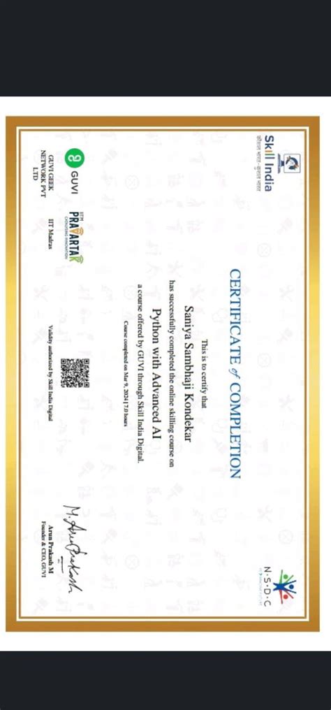 Saniya Kondekar On Linkedin Skill Ai Python