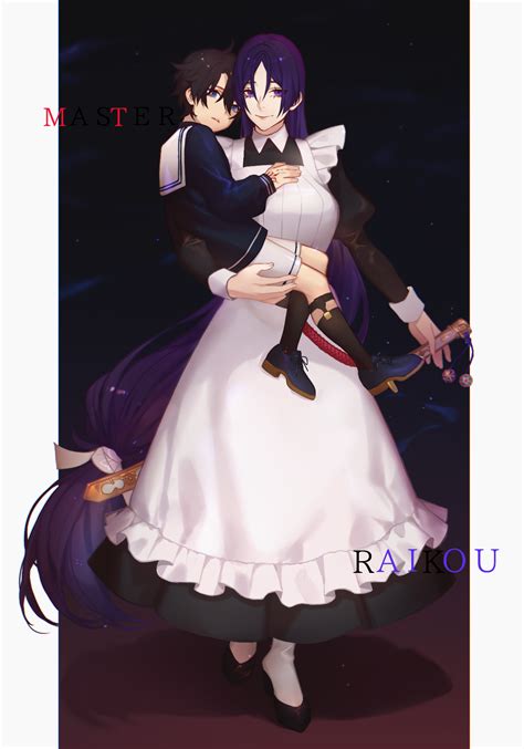 Fujimaru Ritsuka And Minamoto No Raikou Fate And 1 More Drawn By