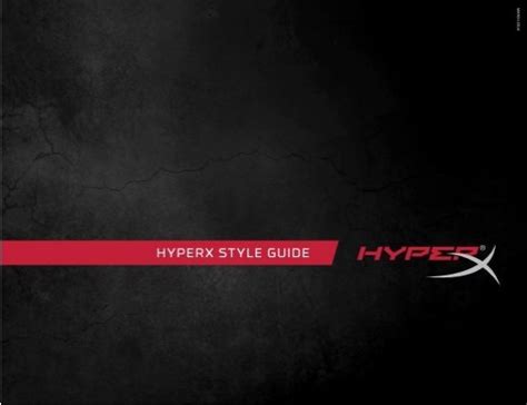 HyperX Styleguide Final